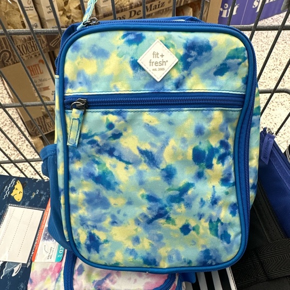 Fit + Fresh | Bags | Nwt Fit Fresh Insulated Lunch Bag Blue Tye Dye 8x ...